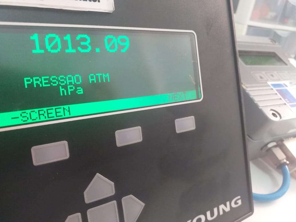 Calibração de Barômetro Pressão Atmosférica de Estação Meteorológica